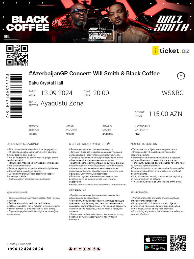 Iticket - AZ Order 4145355 14794883 | PDF