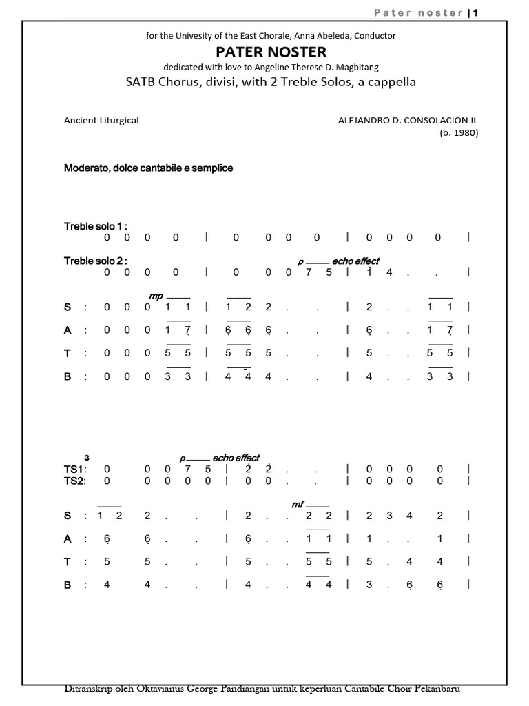 Pater Noster Revisi2 | PDF