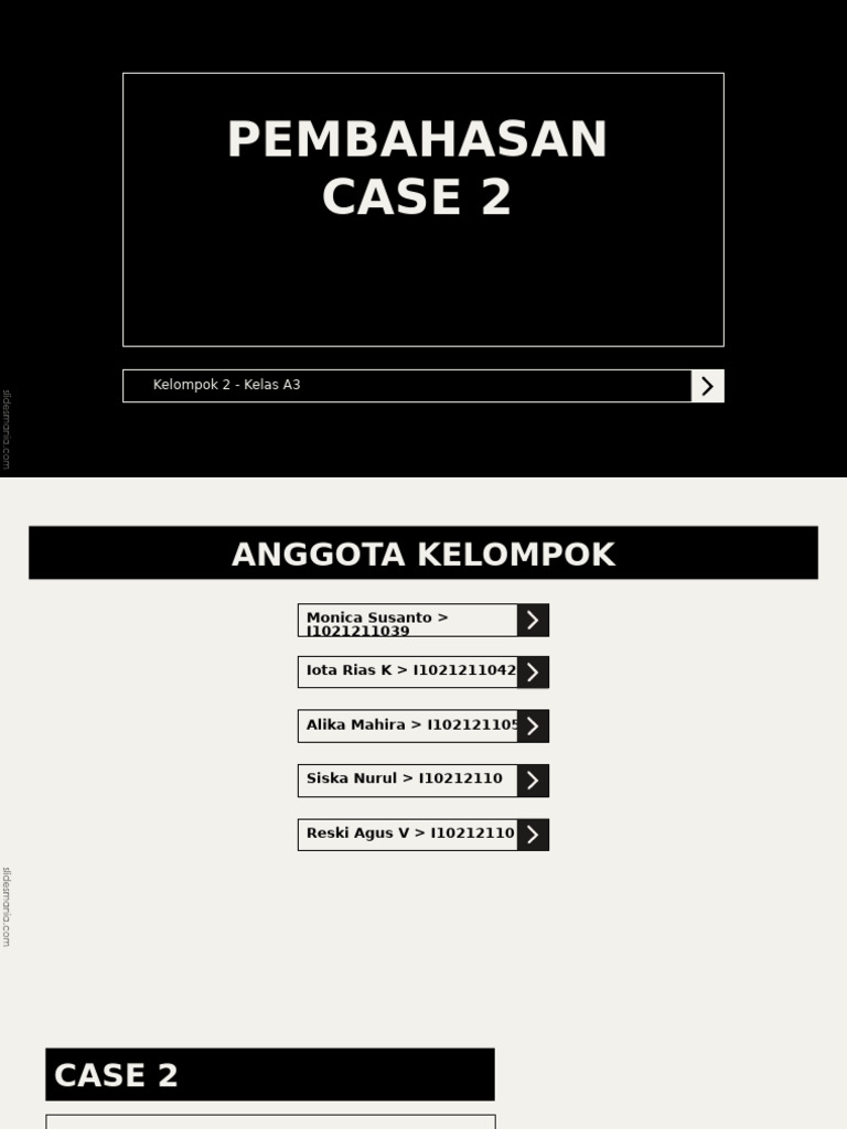 Case 2 - Kelompok 2 | PDF
