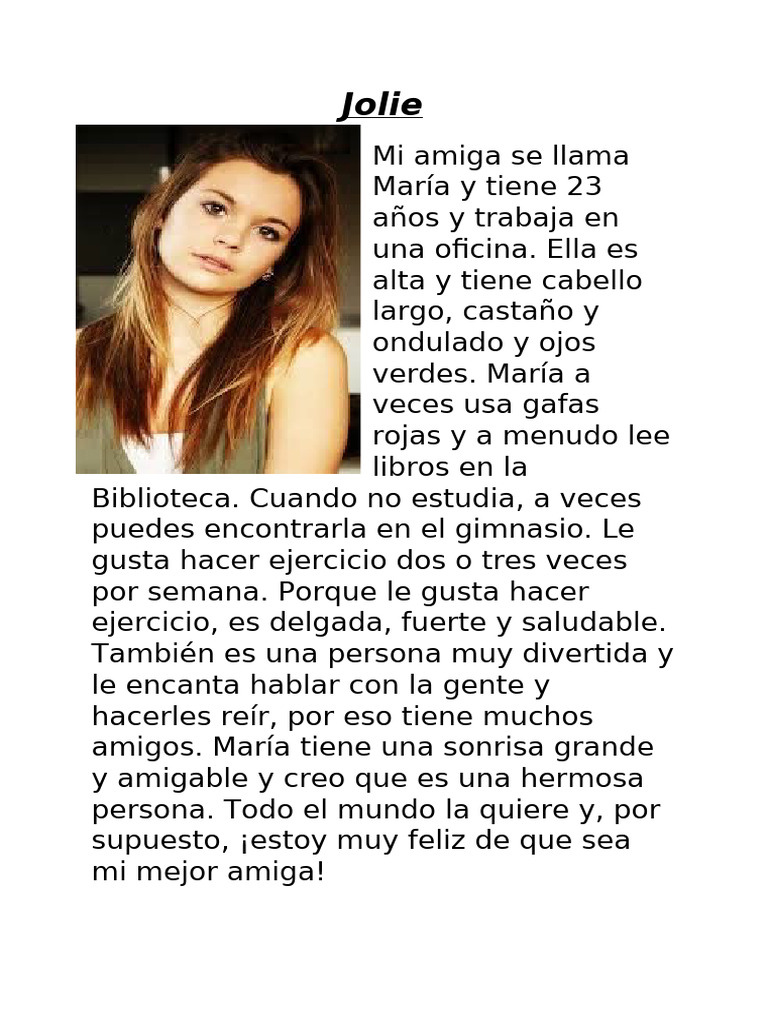 Jolie Description | PDF