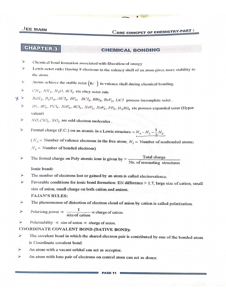 Chemical Bonding, Core Concepts | PDF