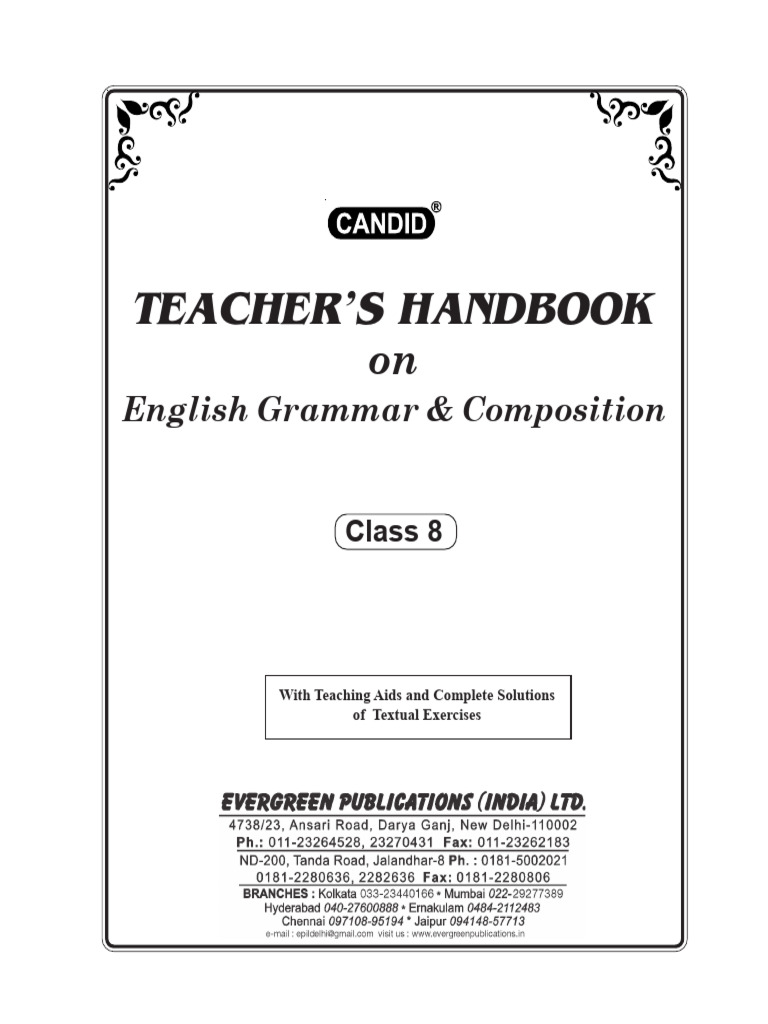 English Grammar and Composition 8 | PDF