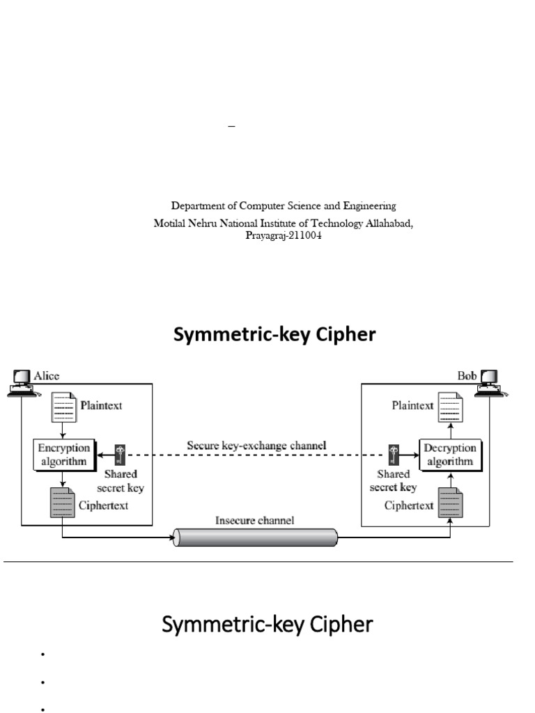 Lecture 4b - Symmetric Key Cryptography | PDF