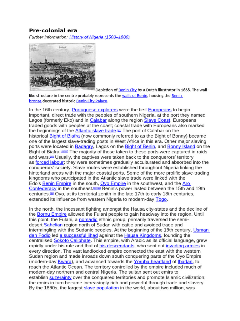 nigeria pre colonial | PDF