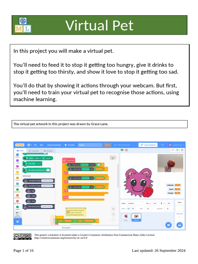 Worksheet Virtualpet | PDF