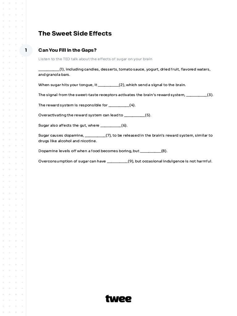 The Sweet Side Effects | PDF | Wellness | Lifestyle