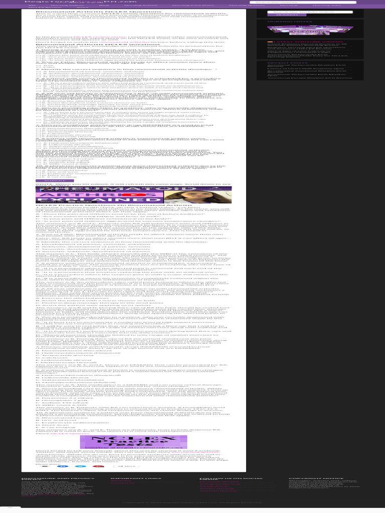 Rheumatoid Arthritis NCLEX Questions | PDF
