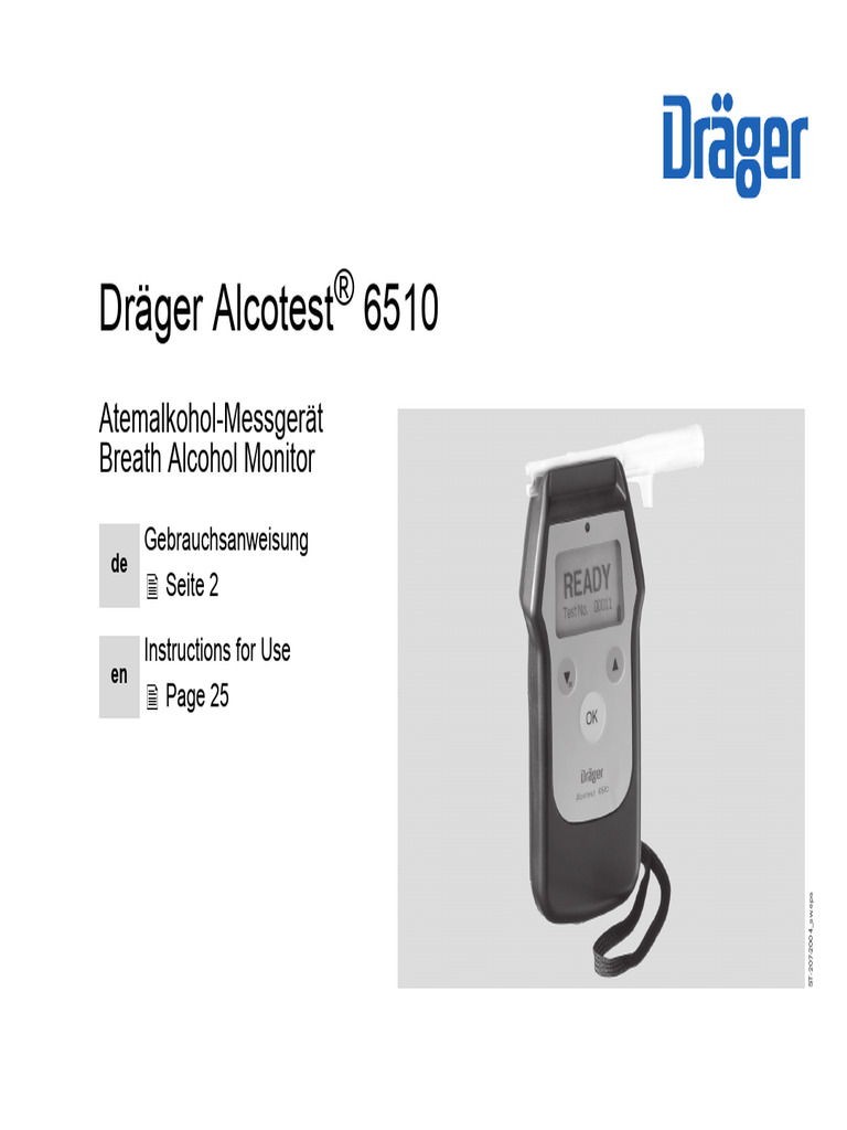 Draeger Alcotest 6510 | PDF