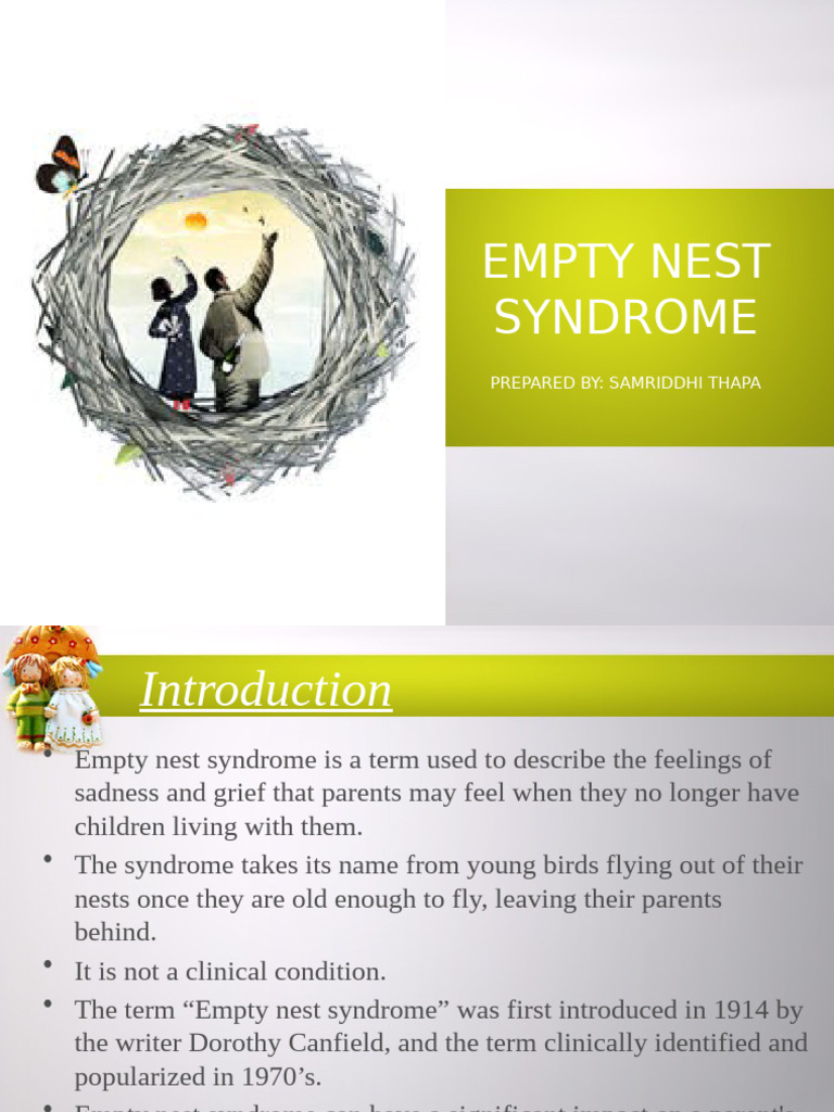 Empty Nest Syndrome | PDF