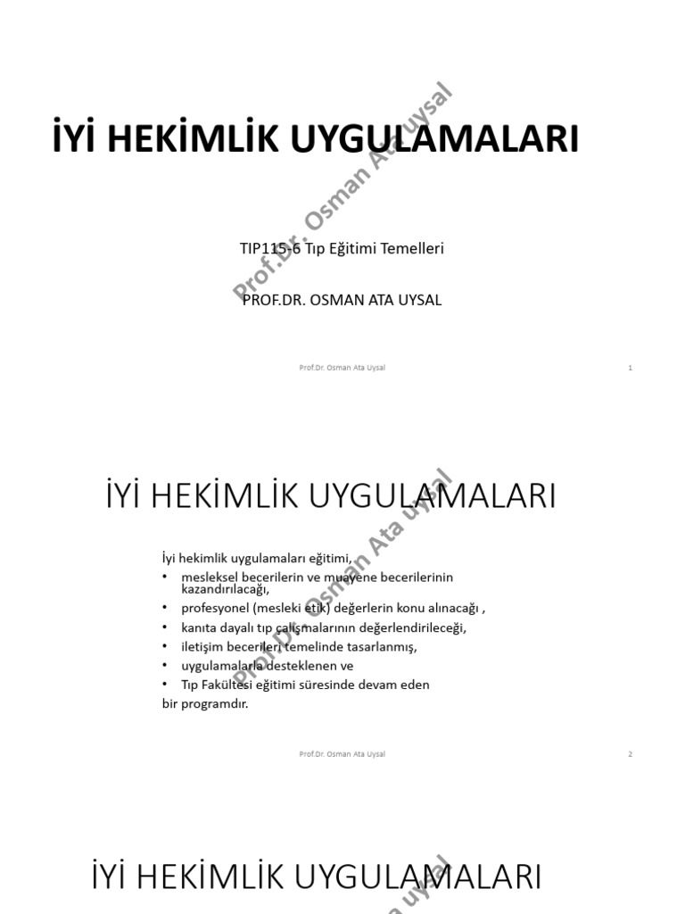 Tip115-6 Ders 2 Ders Notu | PDF