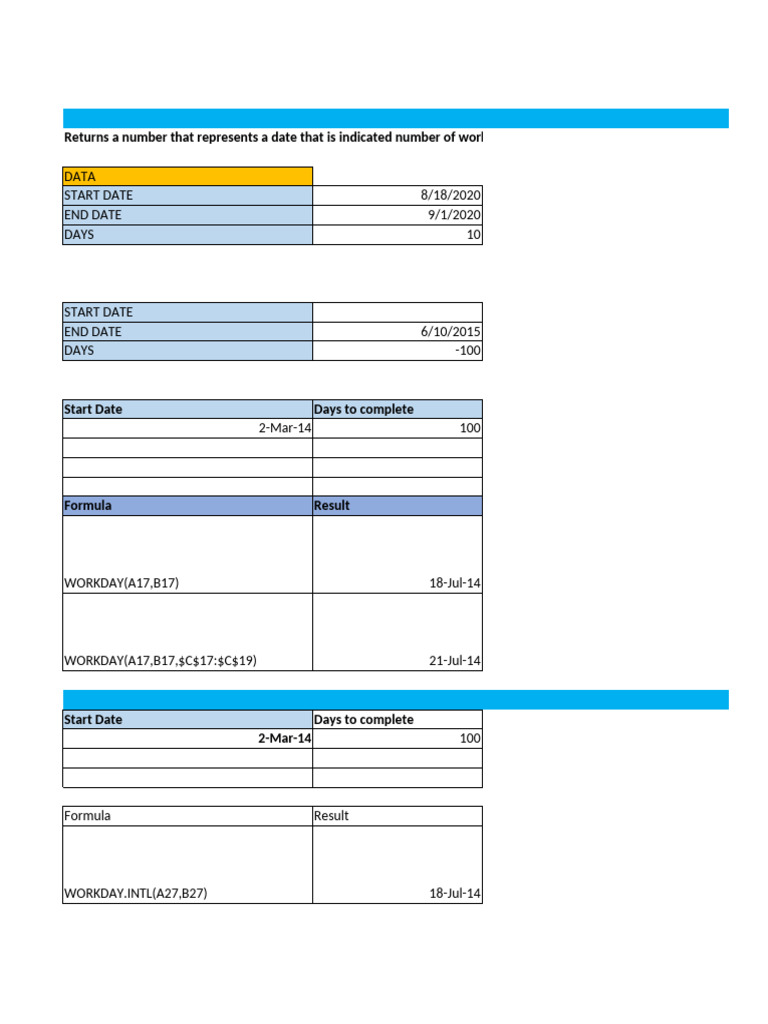 Workday Function1 | PDF