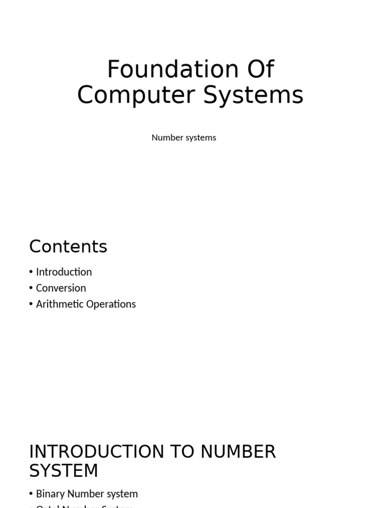 Foundation of Computer Systems | PDF