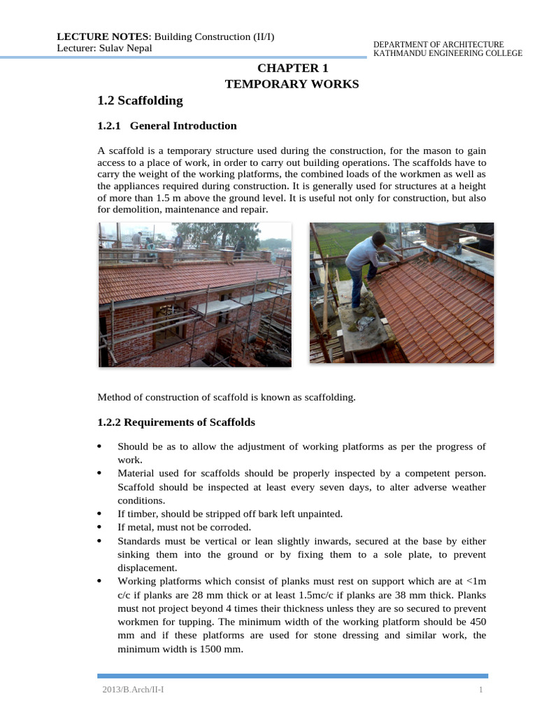 2 Scaffolding | PDF