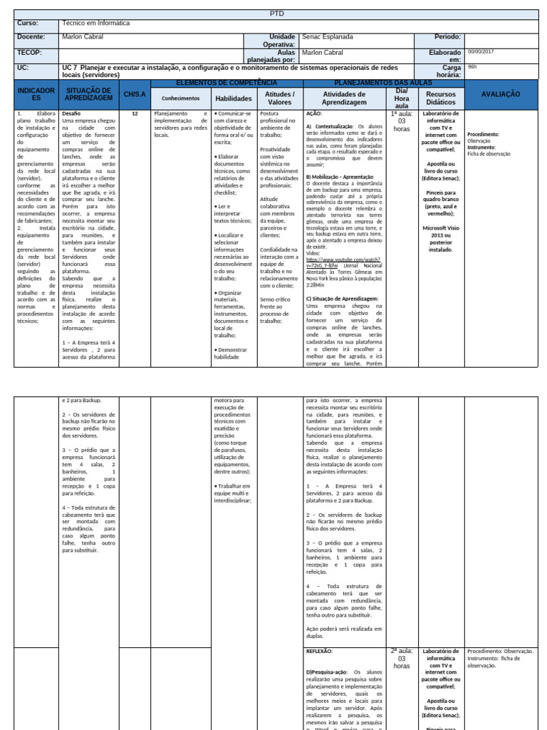 PTD Uc7 - 2017 | PDF