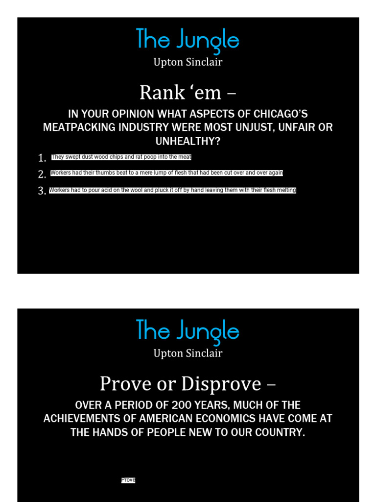 The Jungle Activities Canvas | PDF