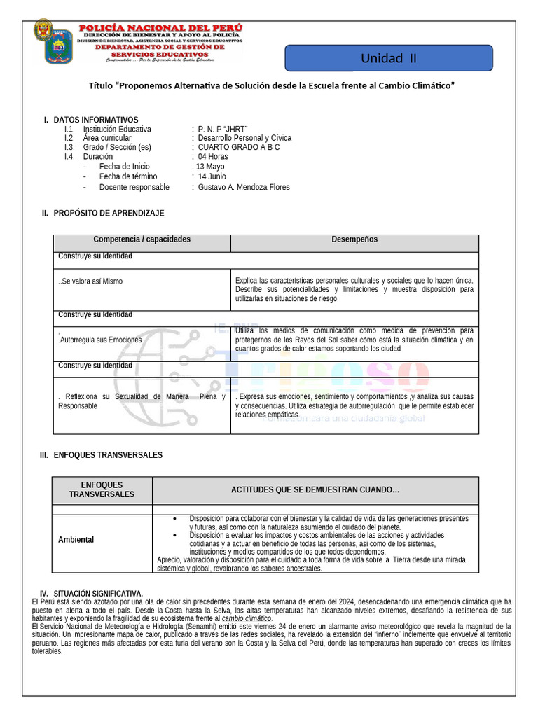 Sesion 03 Construyendo Auto. Identidadad ,Cuarto (1) | PDF