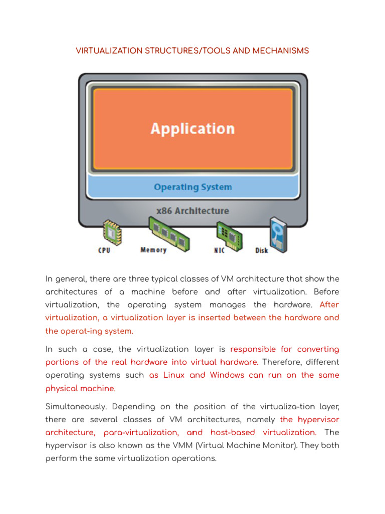 U2.virtualization Structures - Tools and Mechanisms | PDF