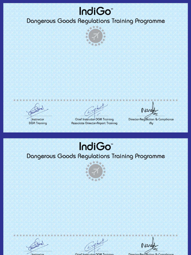 DGR CERTIFICATES 2020 | PDF