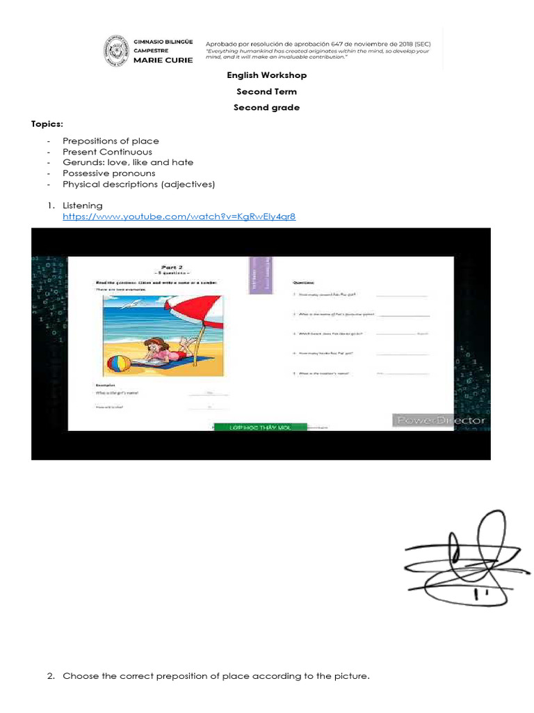 English Workshop | PDF