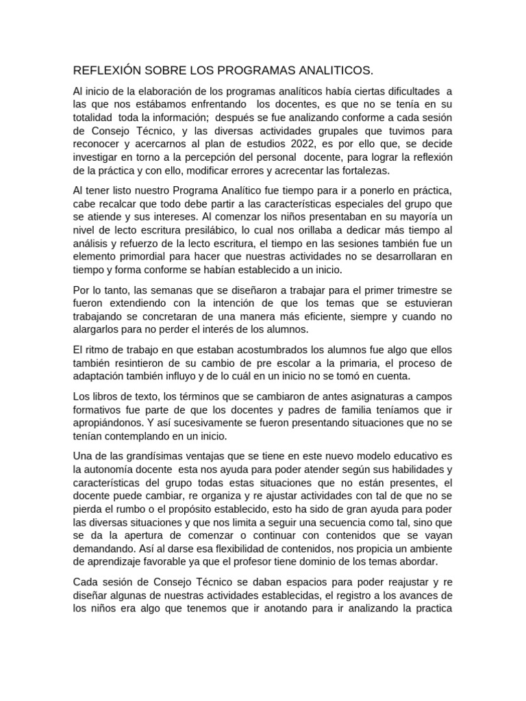 Reflexión 2 | PDF