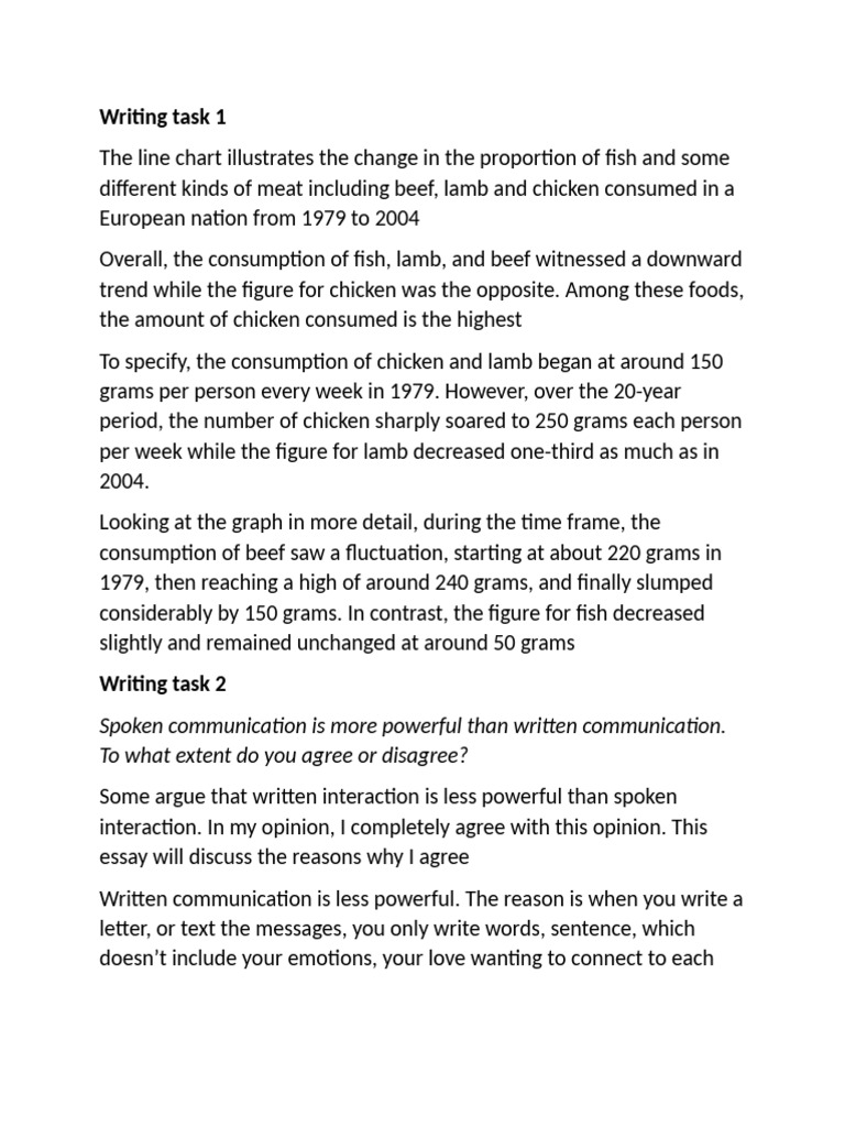 Writing Task 1 | PDF