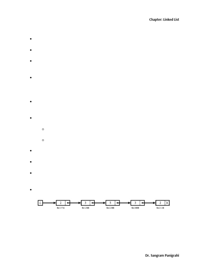 CH 8 [Linked List] | PDF