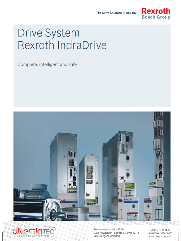 Diversiatec Drive System Indradrive | PDF