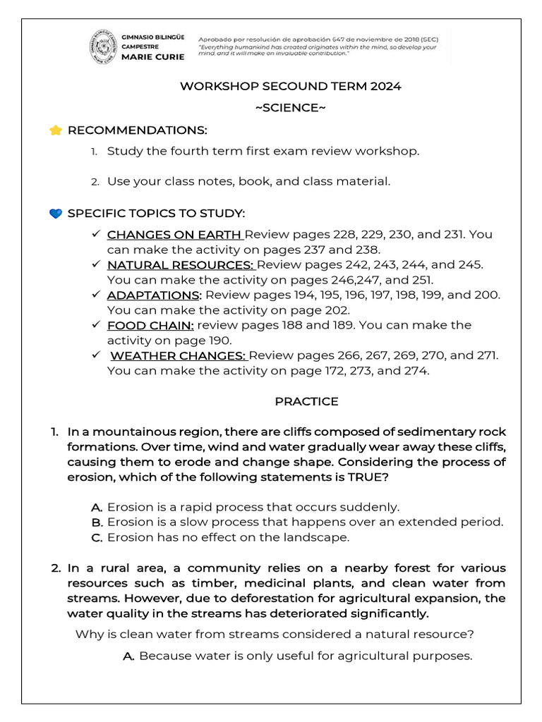 Science Workshop | PDF