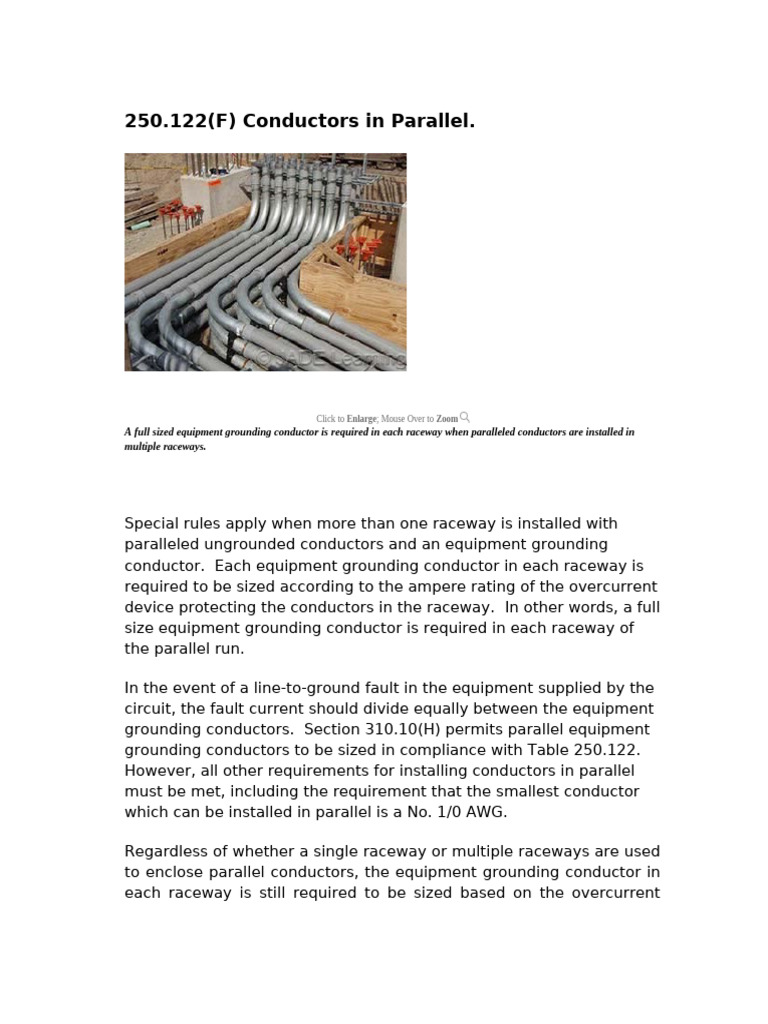01-Conductors in Parallel | PDF