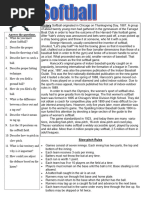 Softball Pitching Grips Guide | PDF | Pitcher | Softball