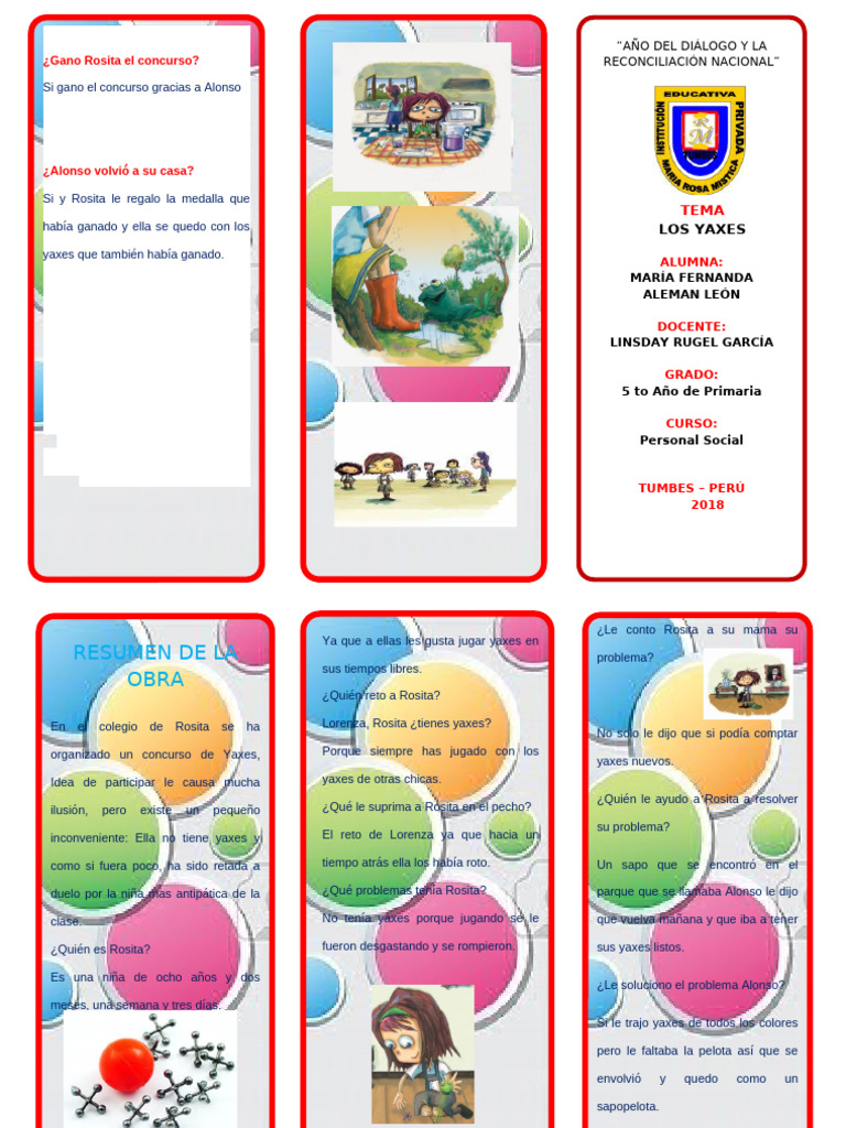 Triptico Yaxes | PDF