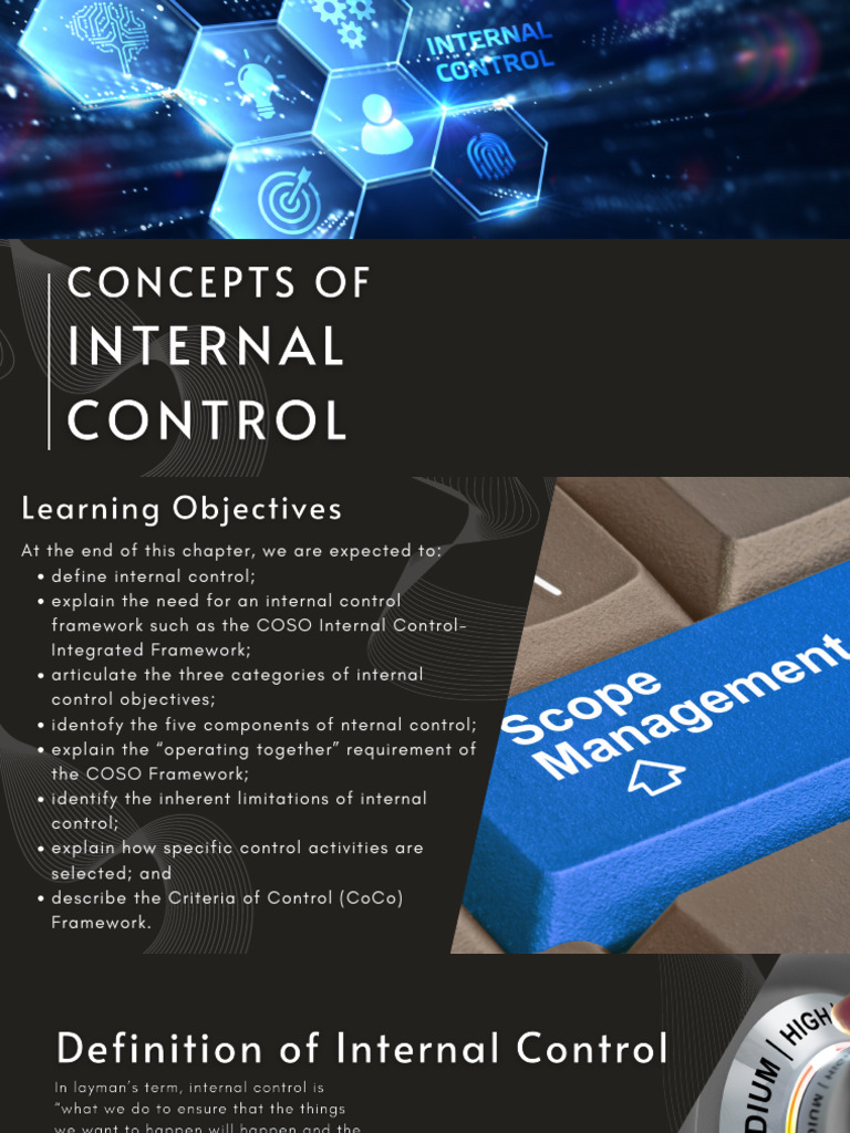 Concepts of Internal Control - Presentation | PDF