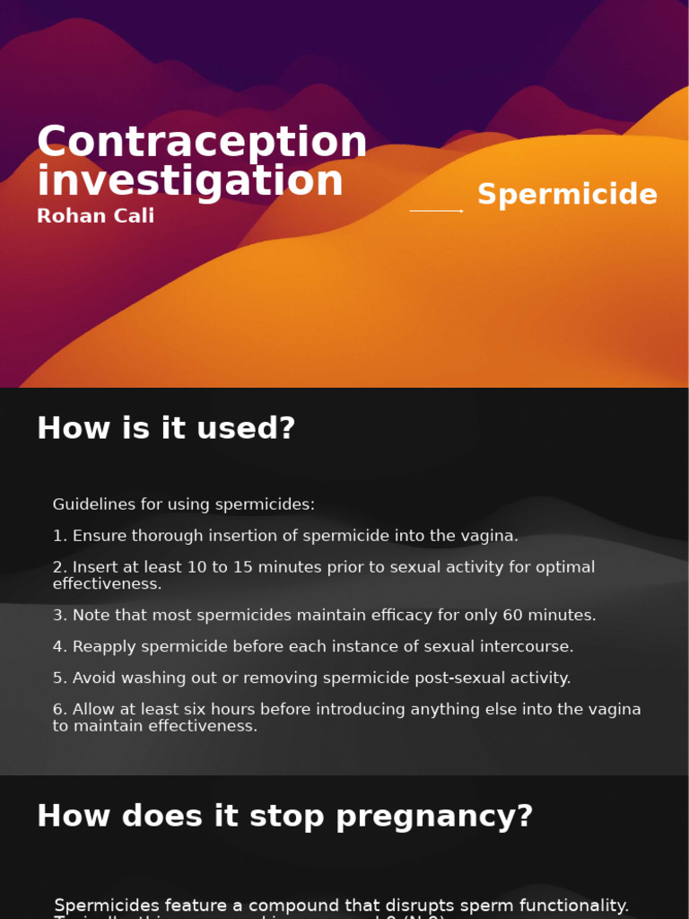 Contraception Investigation - HEALTH | PDF