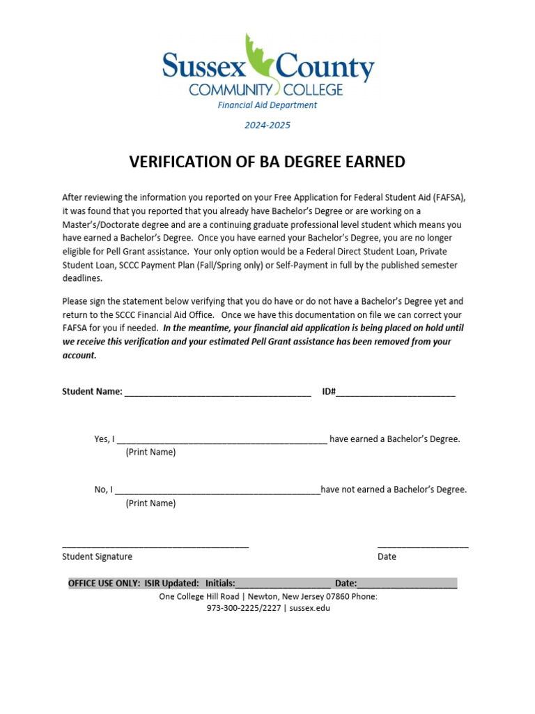 2024-25-verification-of-ba-degree-earned | PDF