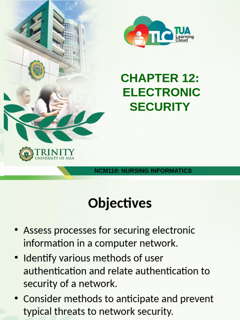 Chapter12 Electronic Security | PDF