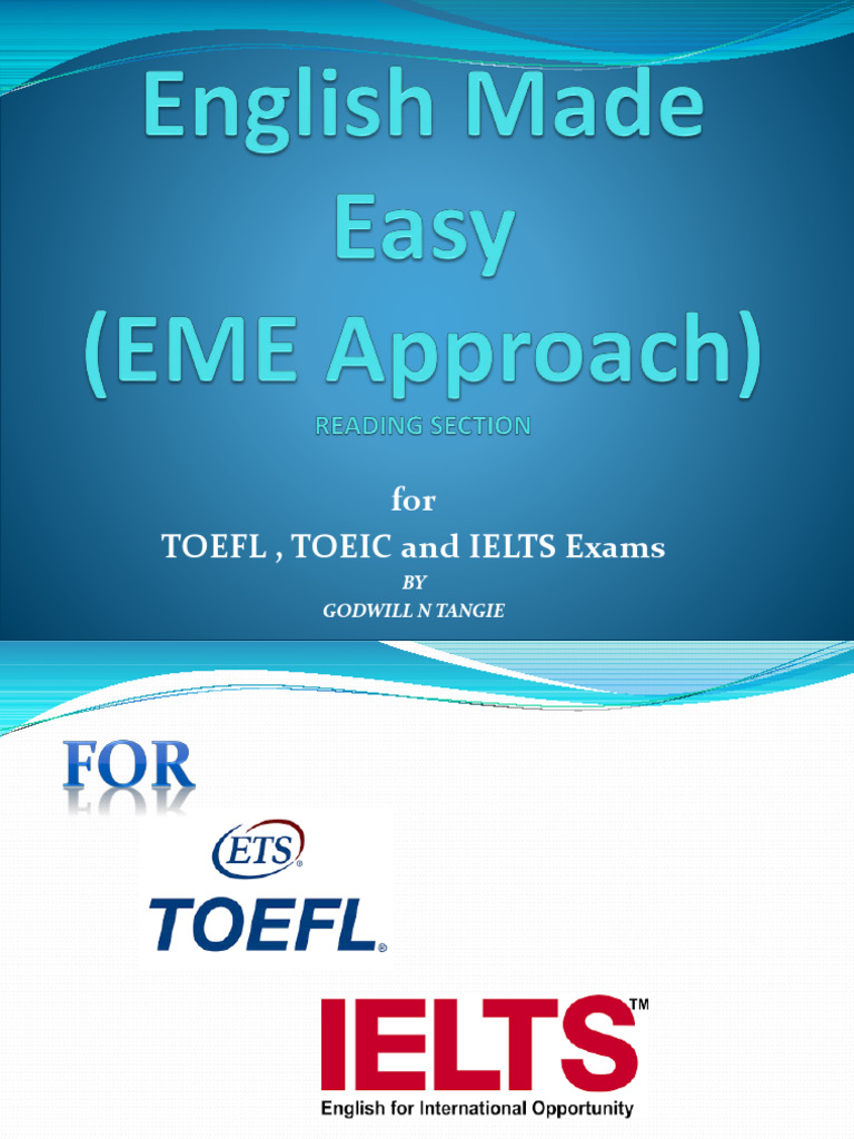 New Reading - Lessons - TOEFL - TOEIC - IELTS | PDF