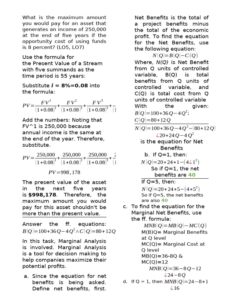 ECON2 Computations | PDF