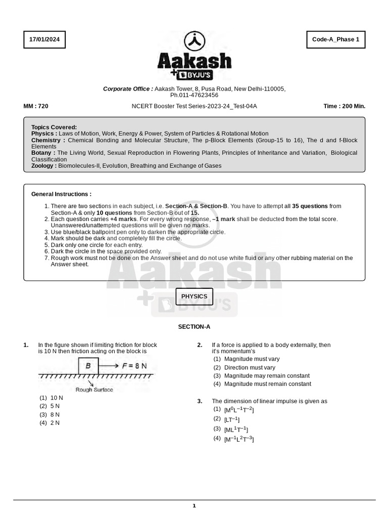 NBTS-4 Oym (P1) | PDF