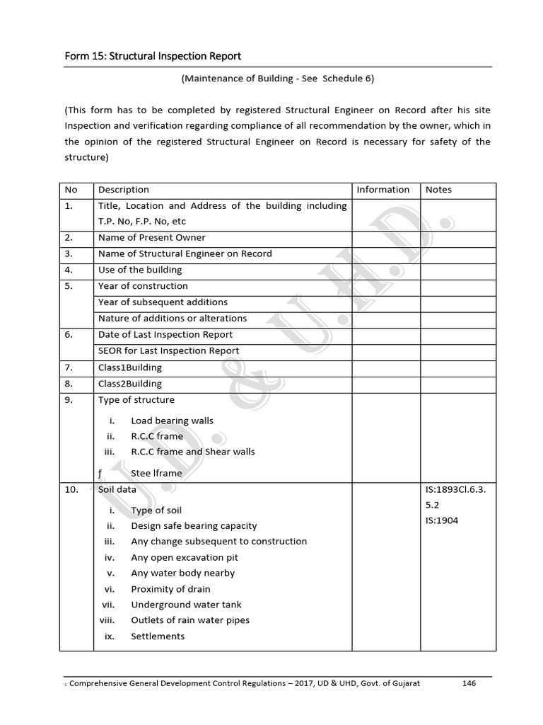 Structural Inspection Report | PDF