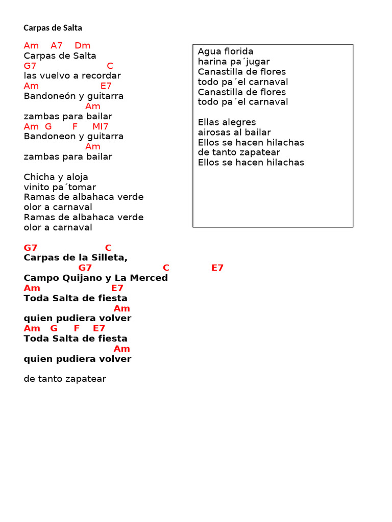 Carpas de Salta | PDF