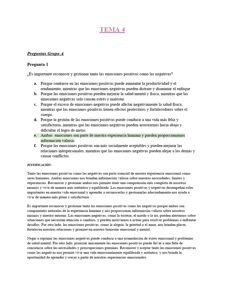 Preguntas Tema 4 | PDF