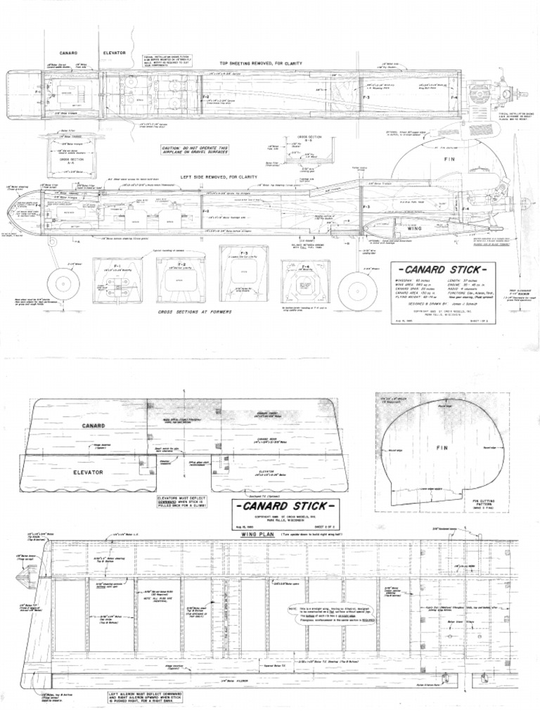 Canard Stick Oz3272 | PDF