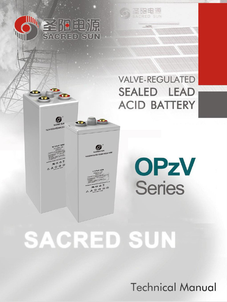 OPzV Technical Manual | PDF