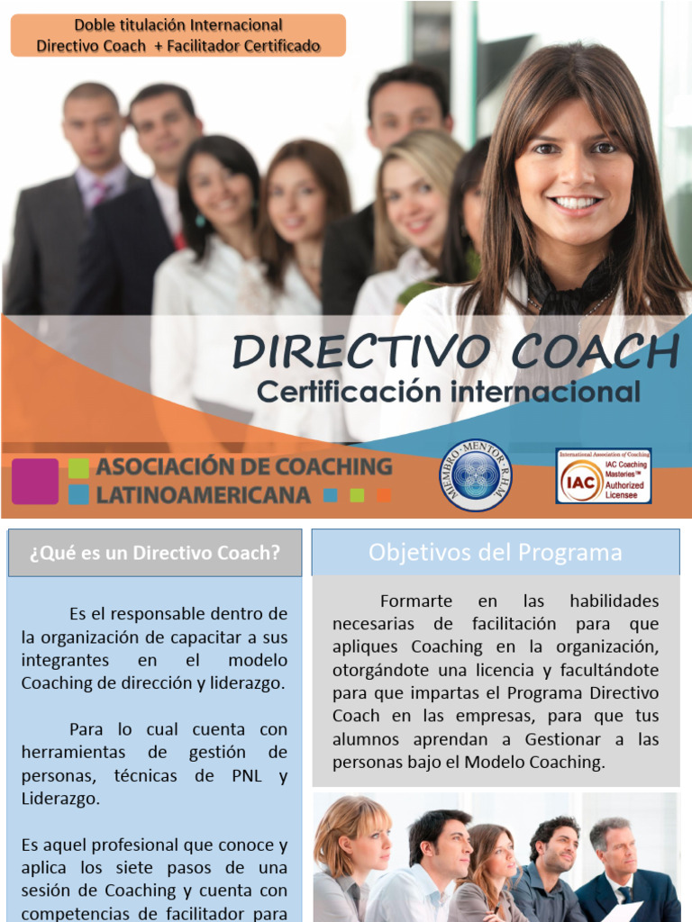 Certificación Directivo Coach | PDF