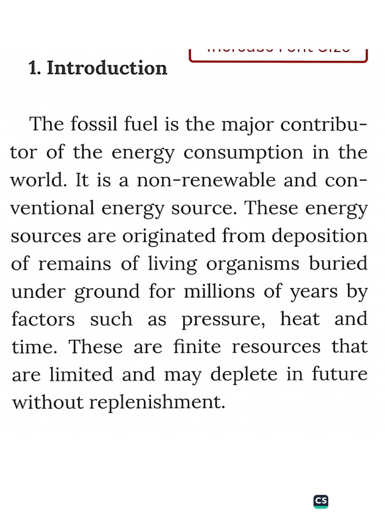 Fossil Fuels | PDF
