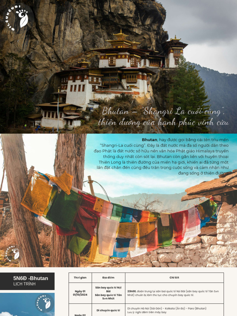 Bhutan - "Shangri La Cuối Cùng - Lich Trinh | PDF
