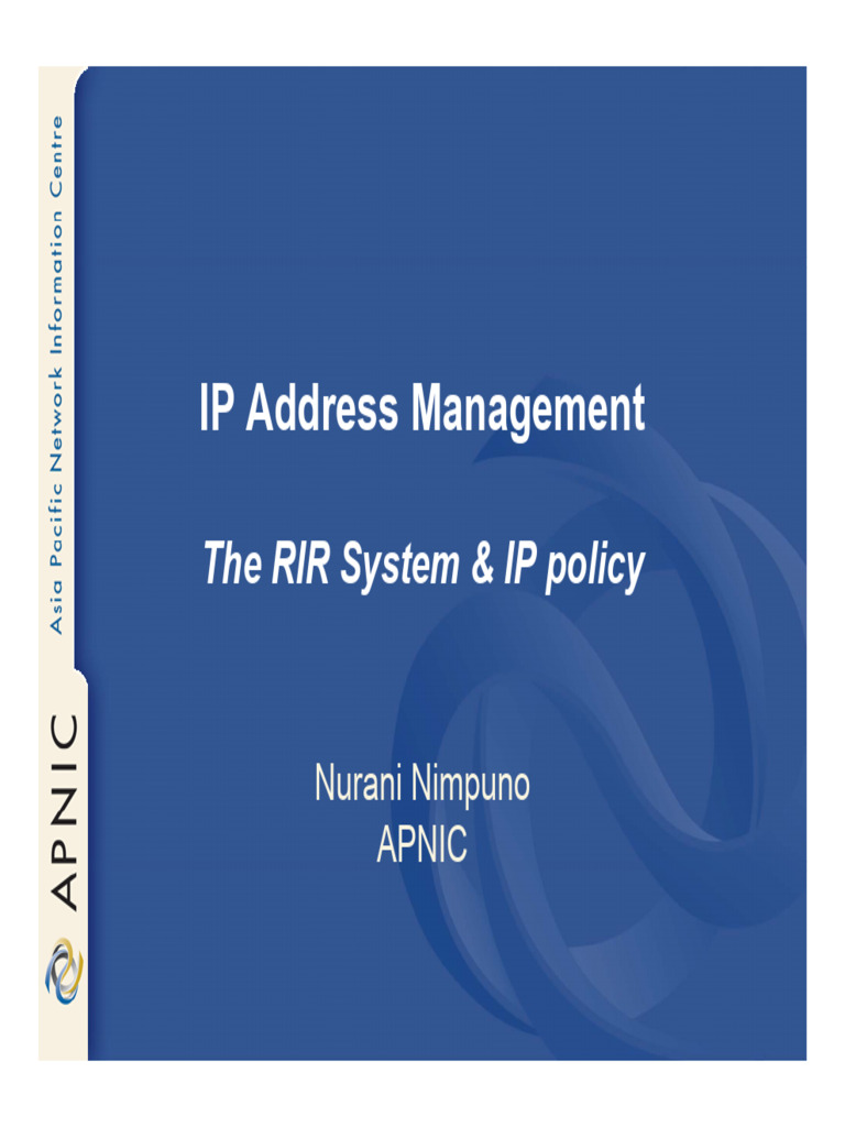 IP Address Management | PDF