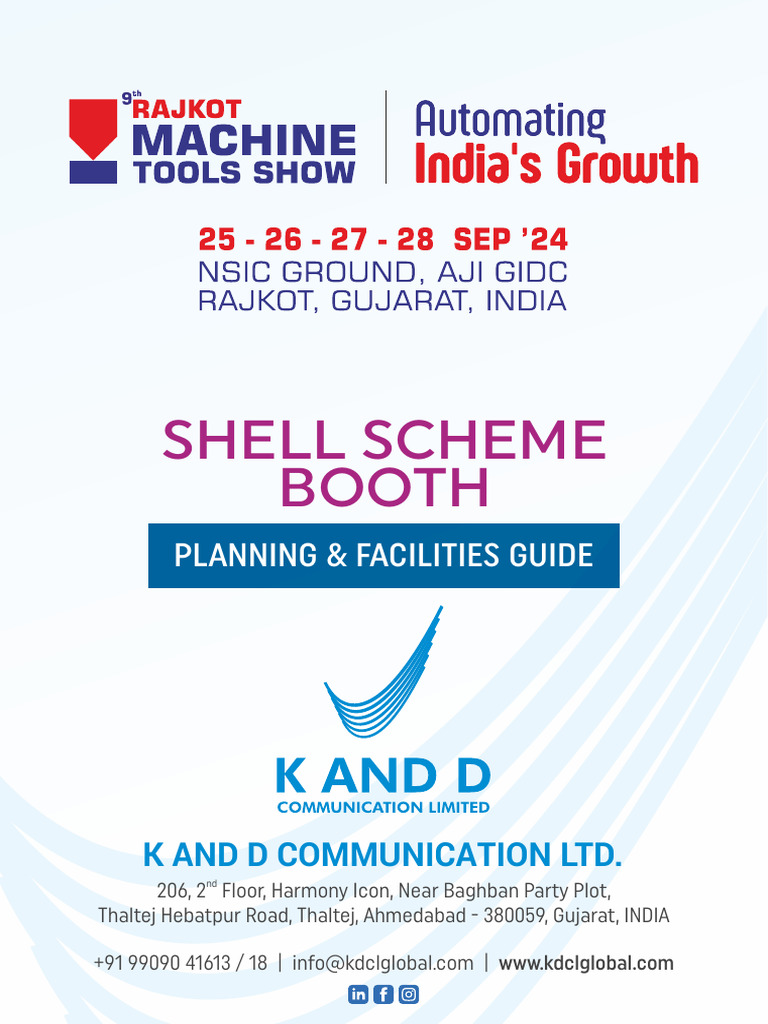 9th RAJKOT MACHINE TOOLS SHOW 2024 Scheme Guide | PDF