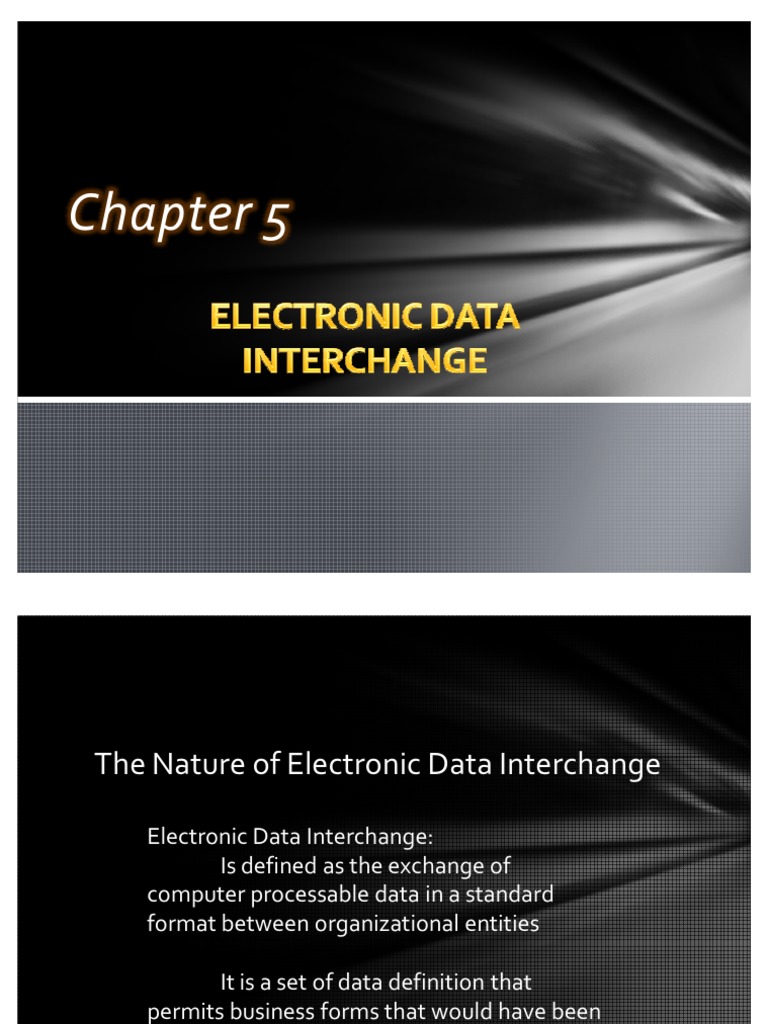 Electronic Data Interchange | PDF
