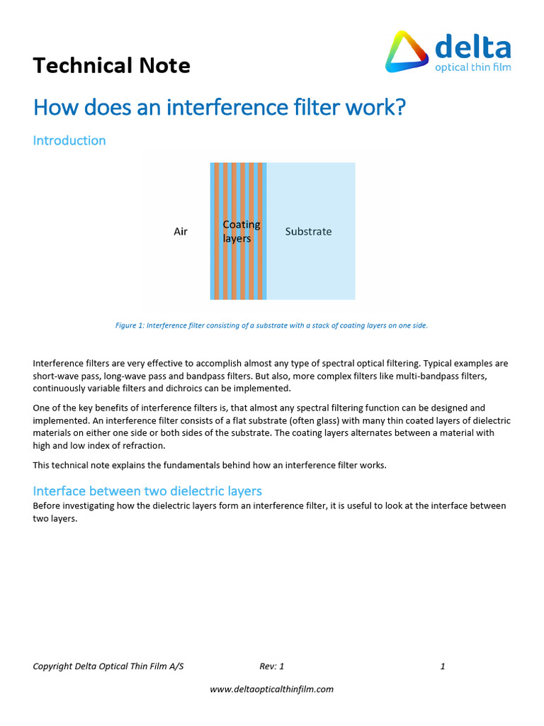 How_Does_an_Interference_Filter_Work | PDF